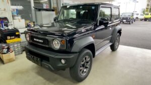 ジムニーシエラJB74 ショウワガレージ ABSフロントバンパー・スキッドプレート他取付作業 1 | ジムニースタジオ入間店